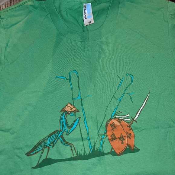 Tops | New Woot S Karate Kid Grasshopper Ladybug Sword Shirt Womens ...